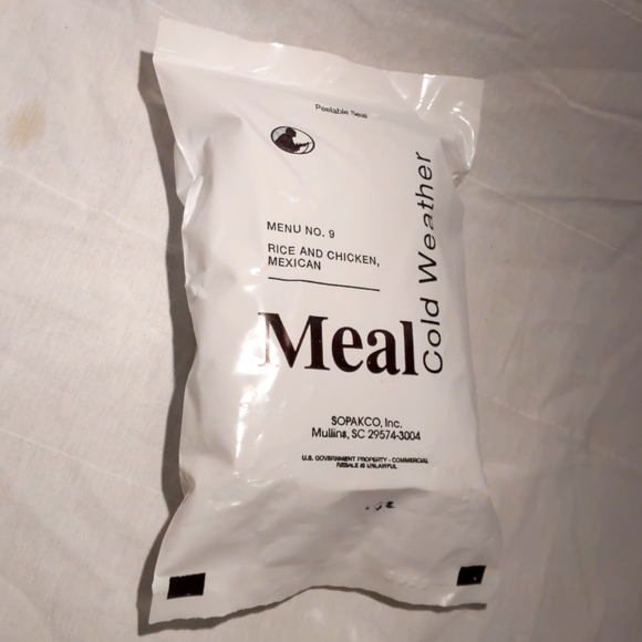 U.S. Army | Other | Rare Cold Weather Mre Rice Chicken | Poshmark